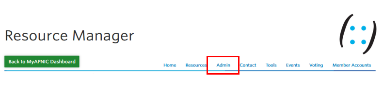 Manage APNIC account contacts
