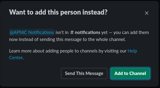 Set up Slack to receive notifications