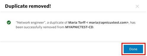 Manage APNIC account contacts