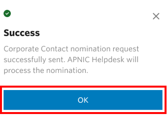 Manage APNIC account contacts