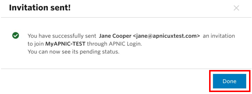 Manage APNIC account contacts