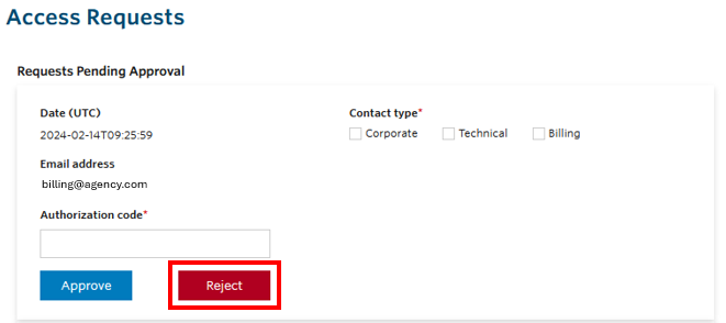 Manage APNIC account contacts
